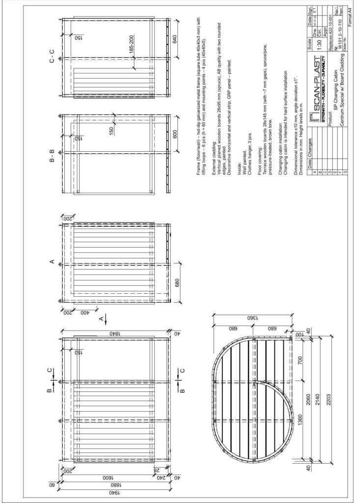 Technical Drawing – Solid Surface Installation - Scan-Plast